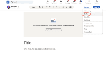 How to Find Drafts on LinkedIn (Step by Step Guide)