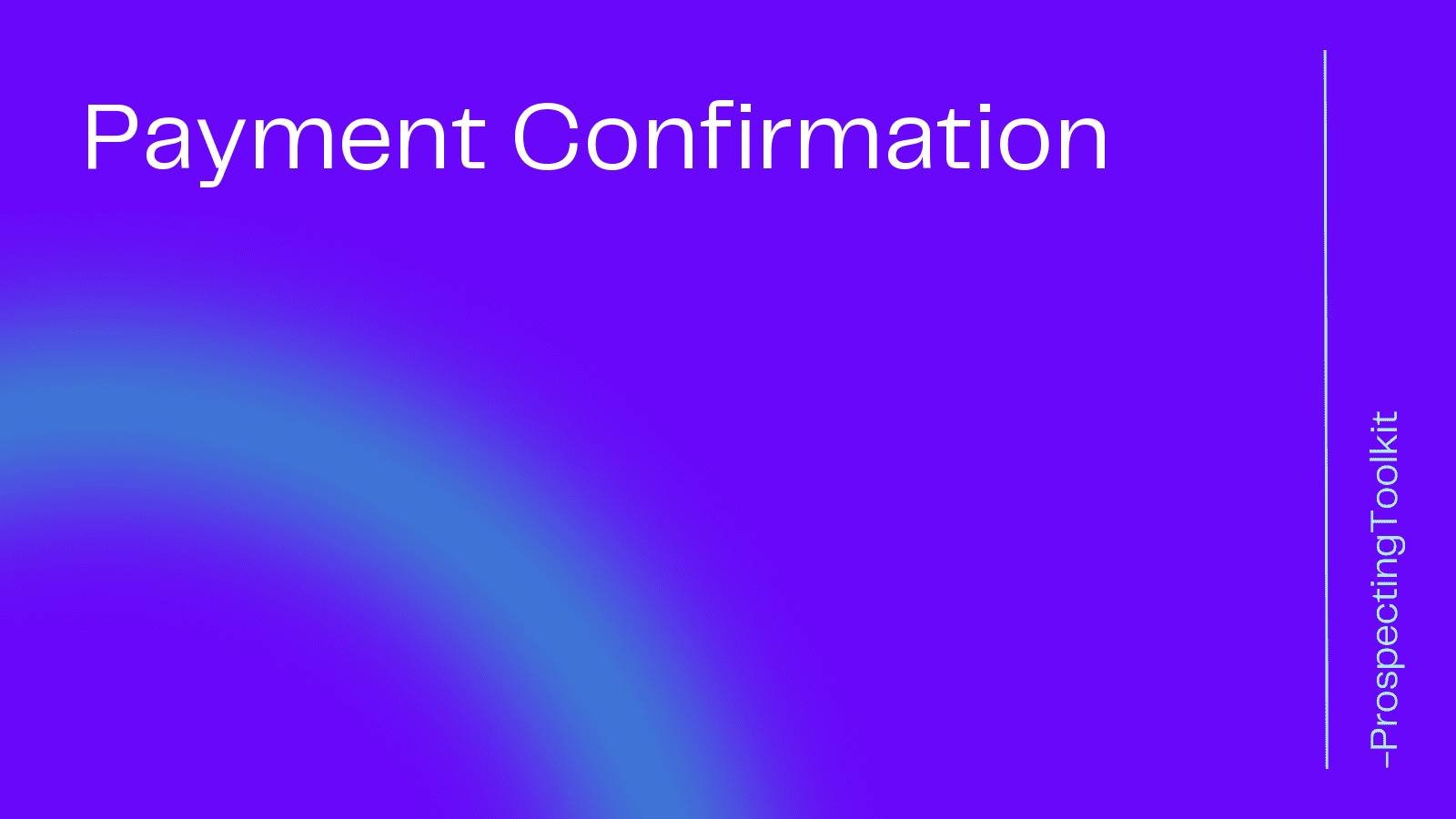 Payment Confirmation