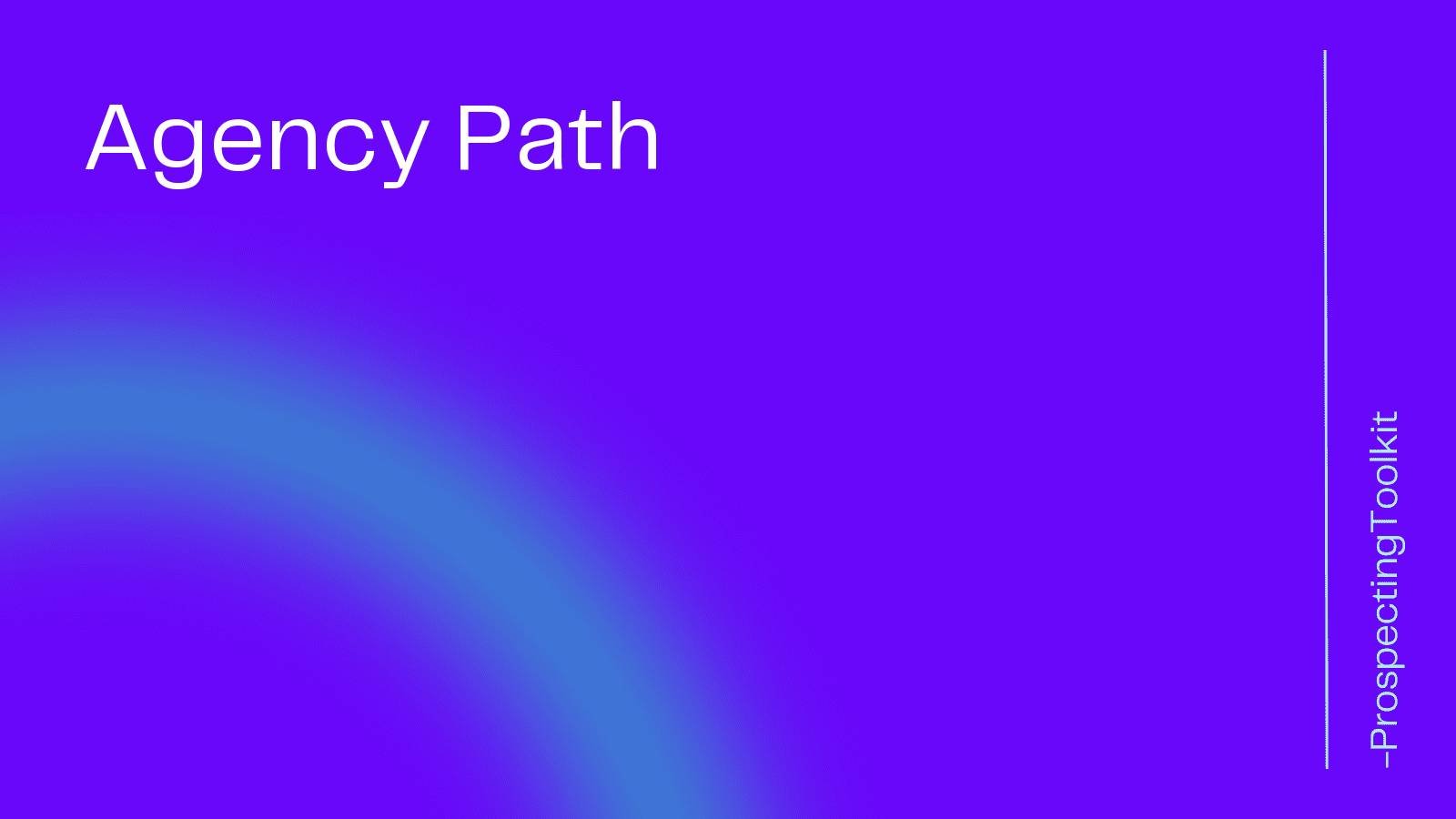 Agency Path